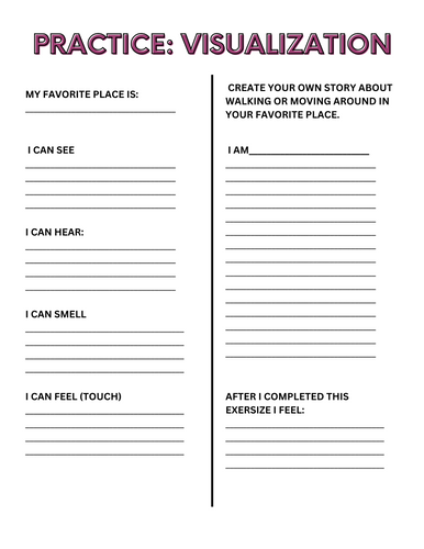 Visualization: Create a safe place | Therapy With Autumn