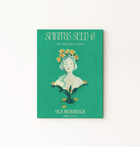 Old Marigold Canvas Print | The Mansion Girls