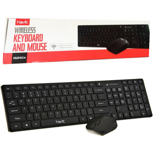 COMBO HAVIT 2 EN 1 INALAMBRICO KB261GCM. | GAMERS PRO