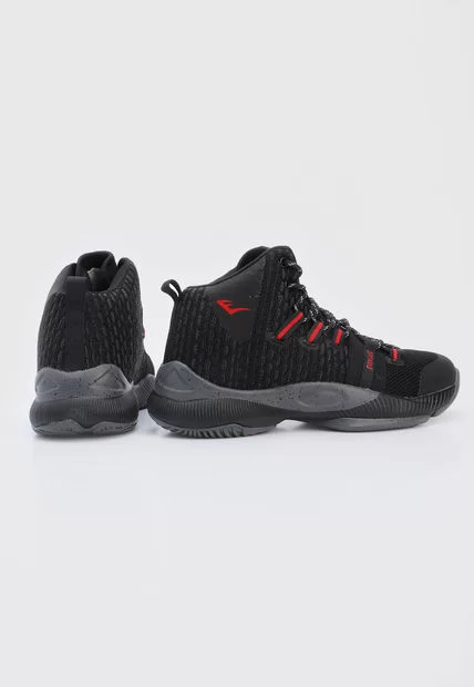 Botas basquetball EVERLAST Hombre Champions Negra Roja Gris - HOOK-C1 ...