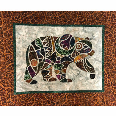 Alaska Mosaic Bear Quilt Kit | Cabin Fever Alaska