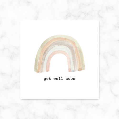 Rainbow Get Well Soon Greeting Card | Foodstuffs