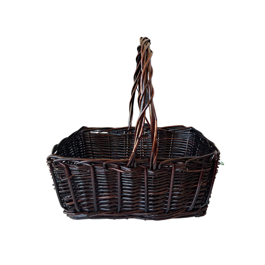 Large Dark Brown Wicker Basket | Foodstuffs