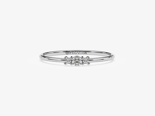 ARIA, Anillo Estilo Dainty, Diamante Lab | Perpetua Mexico
