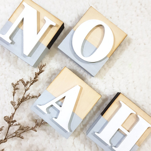 Wooden Name Blocks | The Craft Story