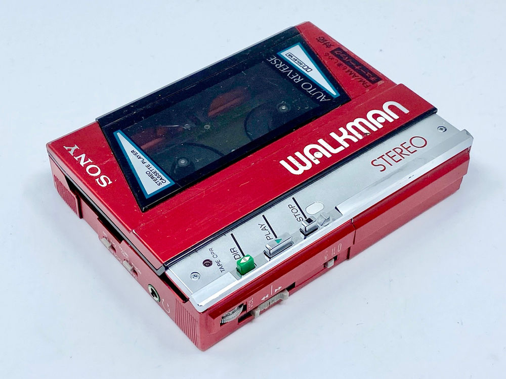 Sony Walkman WM-40 Red Portable Cassette Player