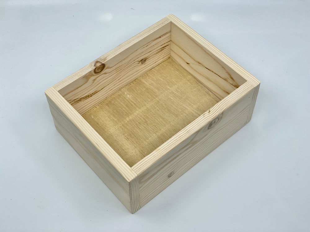 Hand Made Wooden Box for Storing Batteries