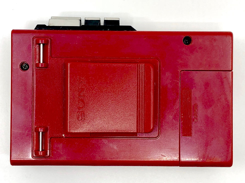 Sony Walkman WM-4 Red Portable Cassette Player