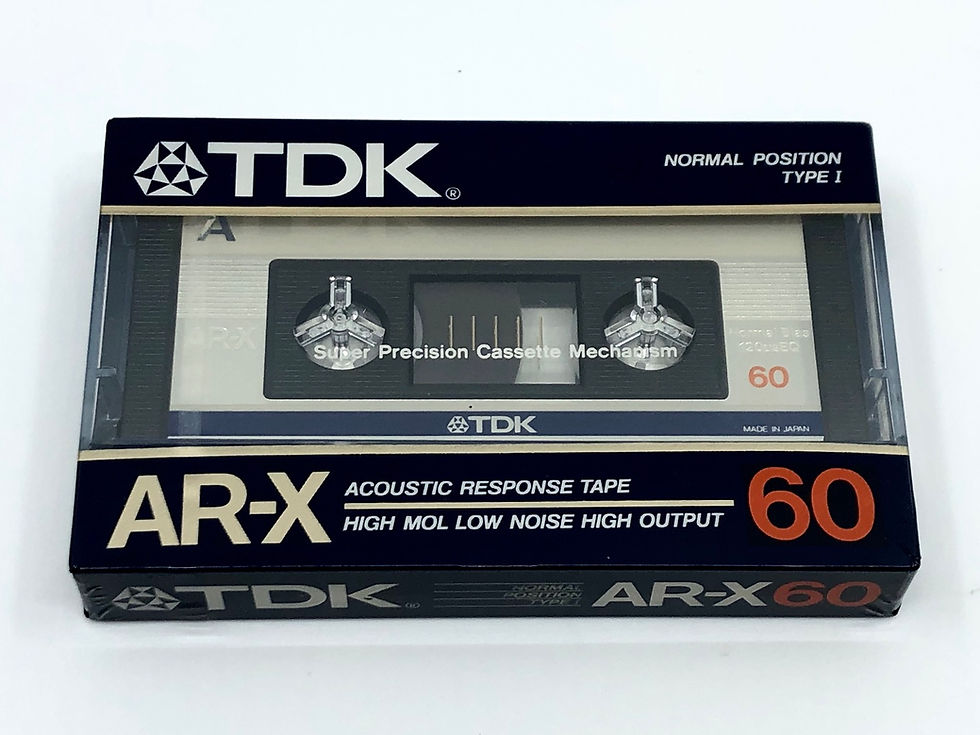 TDK AR-X Type II CrO2 Blank Cassette Tapes