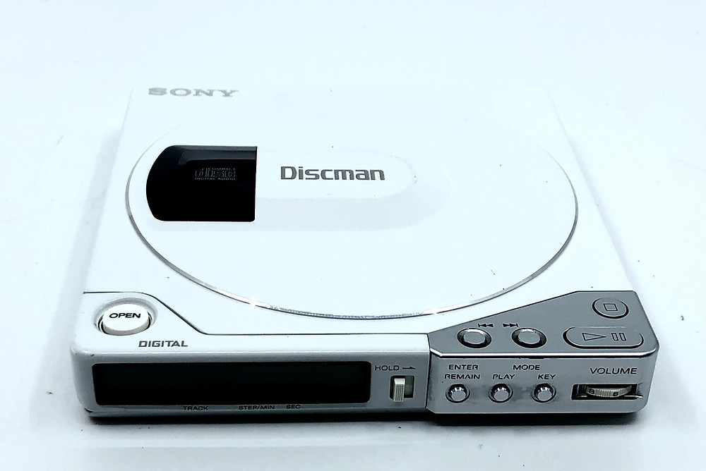 Sony Discman D-150 White Portable CD Player