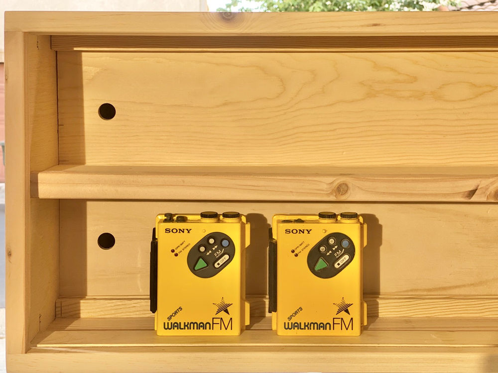 Custom Made Cassette Player Display Shelves