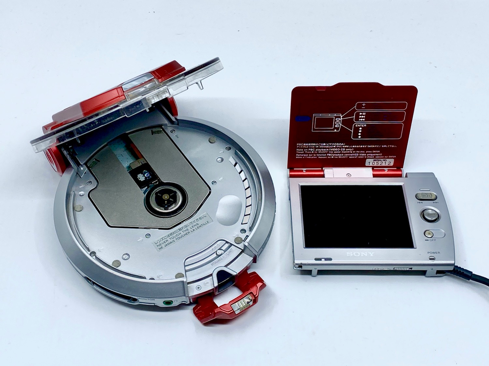 Sony Walkman D-VM1 Red Portable DVD Player