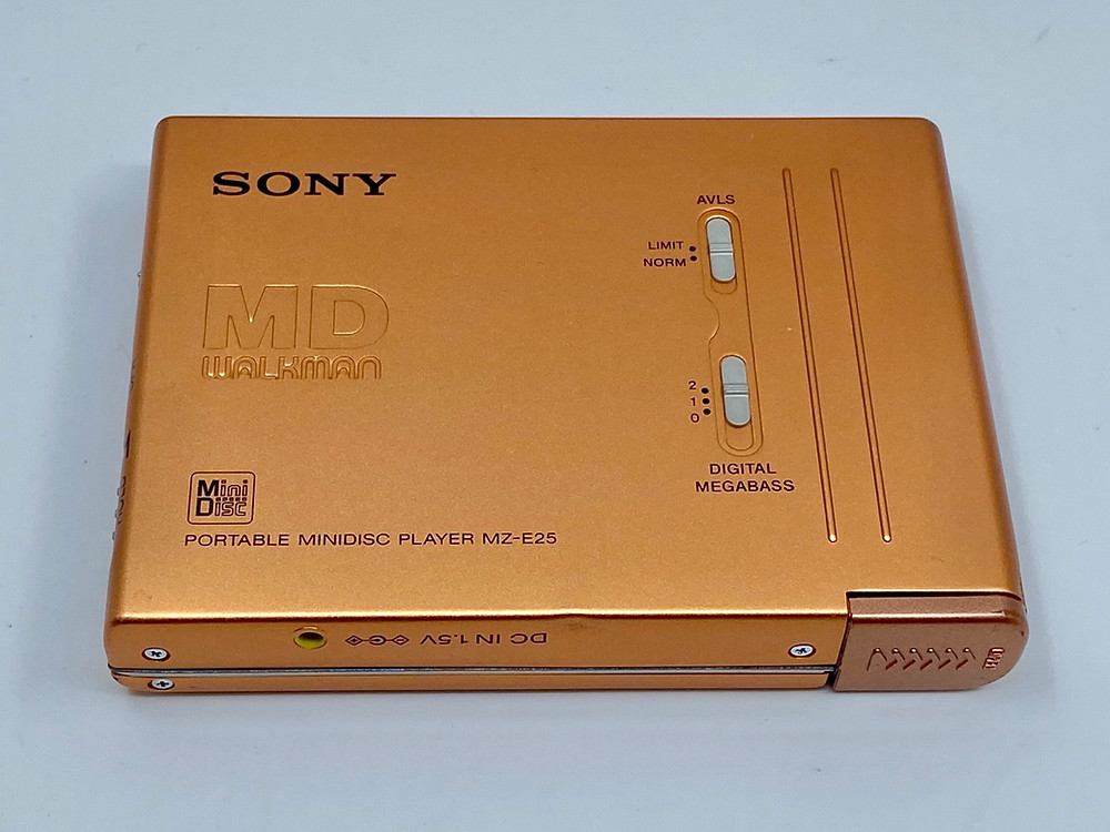 Sony MD Walkman MZ-E3 Gold Portable MiniDisc Player
