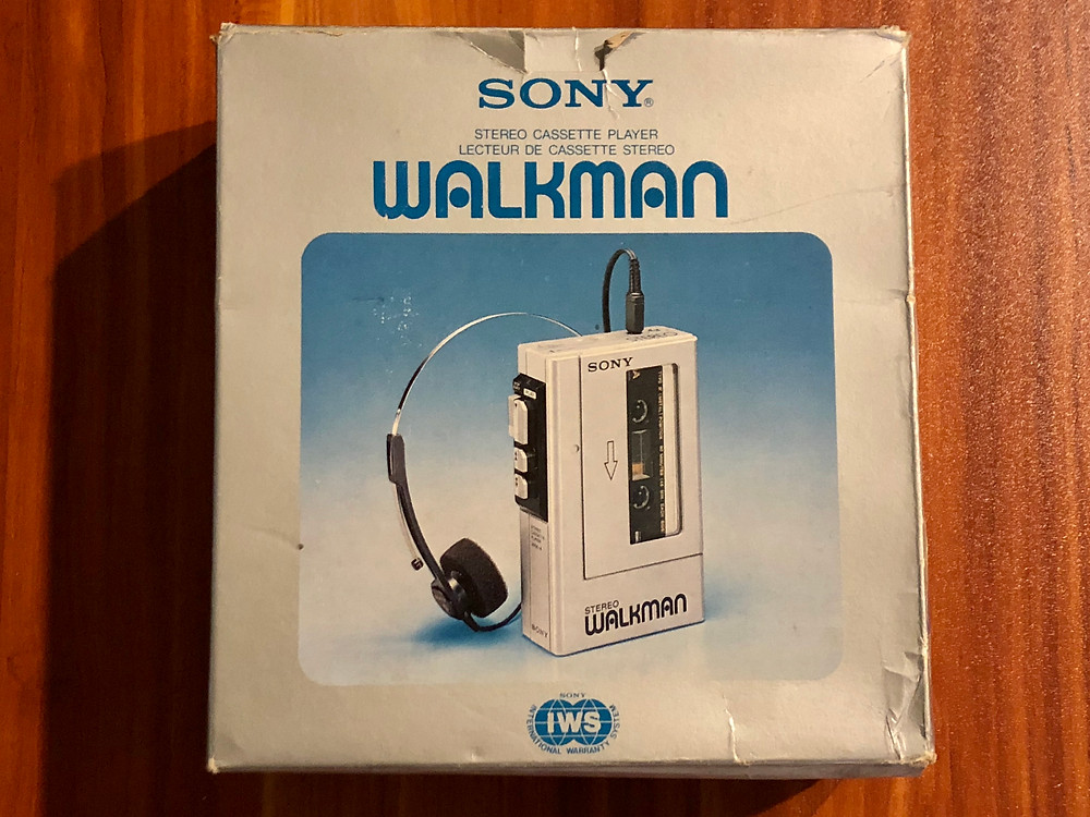 Sony Walkman WM-4 Blue Portable Cassette Player