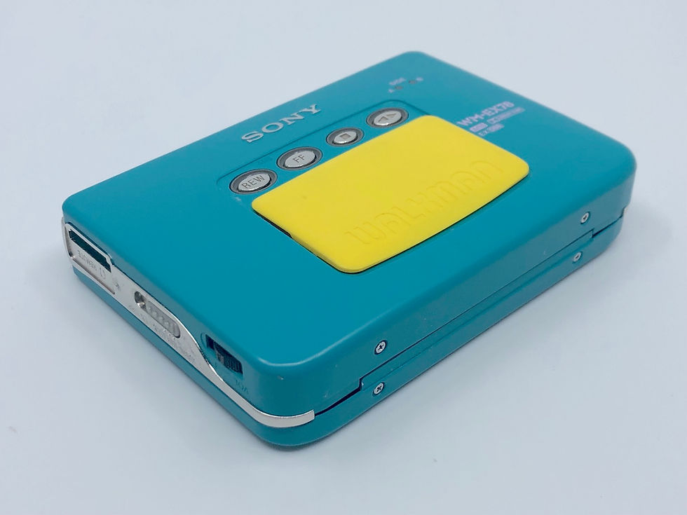 Sony Walkman WM-EX78 Blue Cassette Player