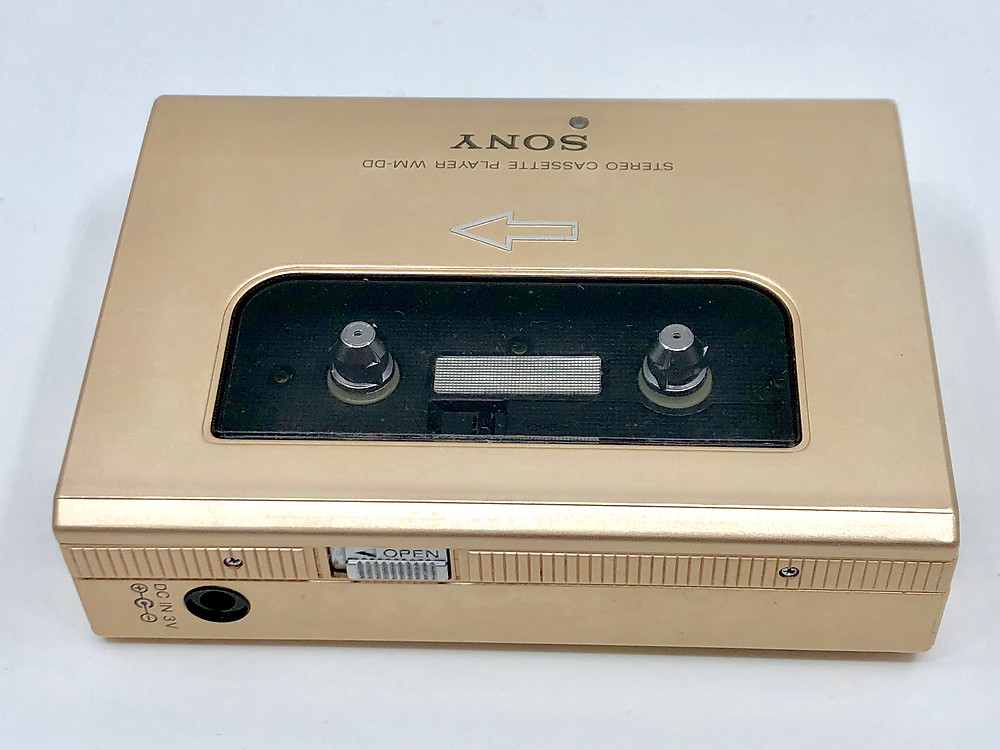 Sony Walkman WM-DD Gold Portable Cassette Player