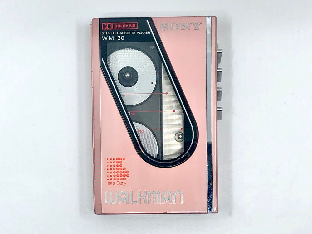 Sony Walkman WM-30 Pink Portable Cassette Player