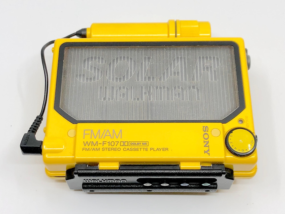 Sony SOLAR Sports Walkman WM-F107 Portable Cassette Player