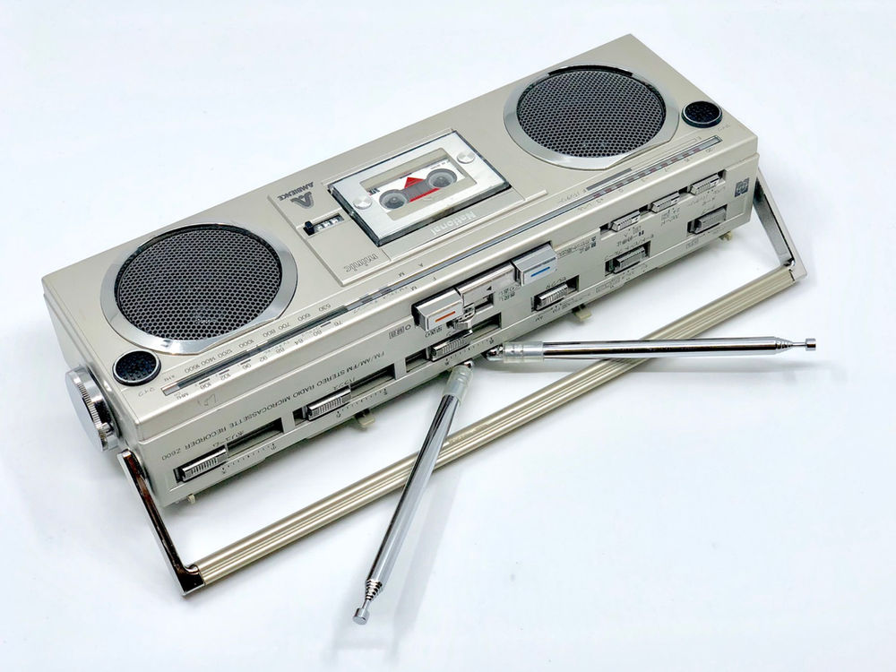 National RN-Z600 Microcassette Stereo Boombox