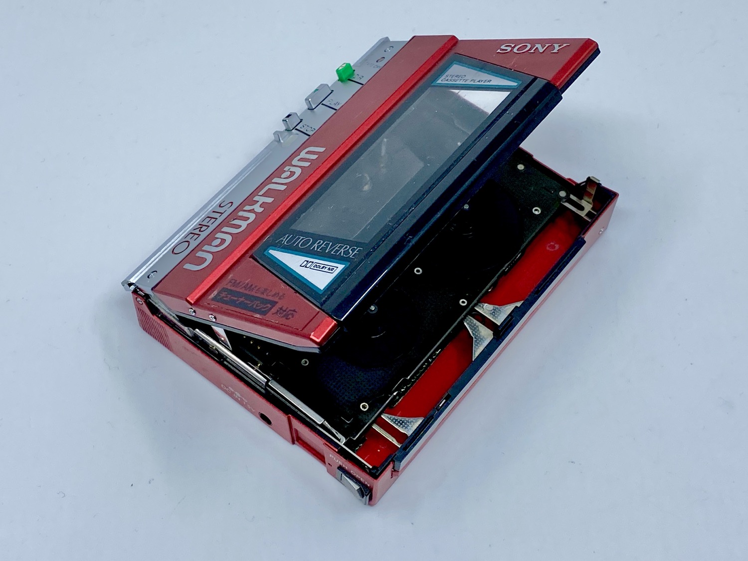 Sony Walkman WM-40 Red Portable Cassette Player