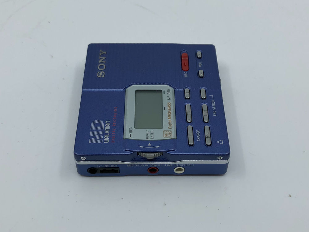 Sony MZ-R90 Blue MD Recorder