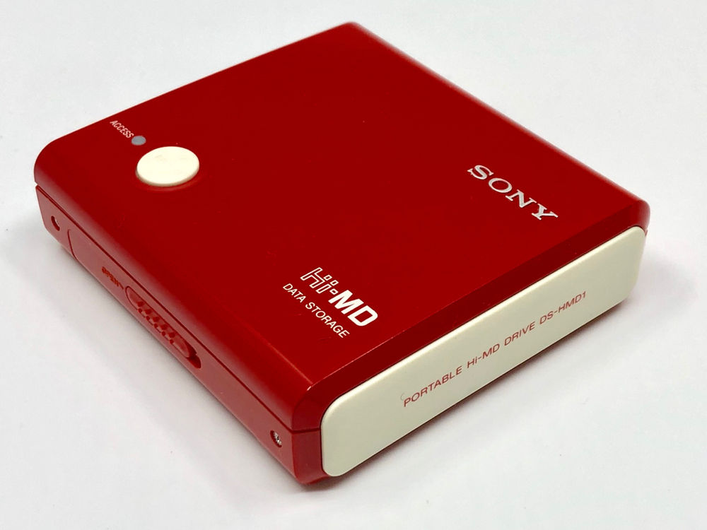 Sony DS-HMD1 Hi-MD USB Data Storage Red