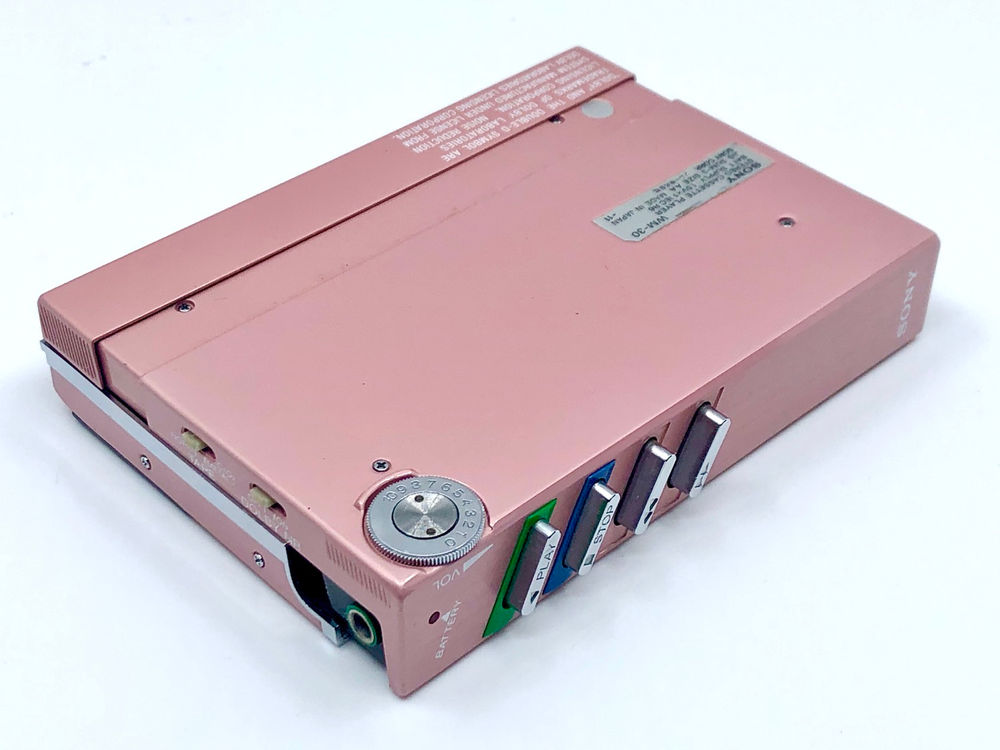 Sony Walkman WM-30 Pink Portable Cassette Player