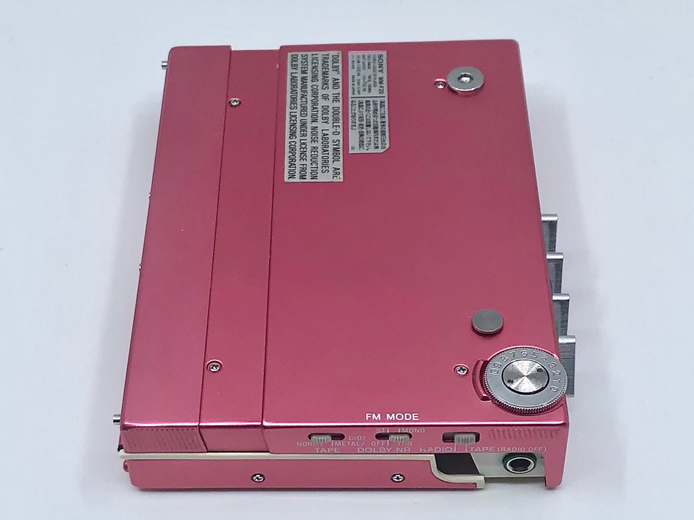 Sony Walkman WM-F20 Pink Portable Cassette Player with TV FM Radio