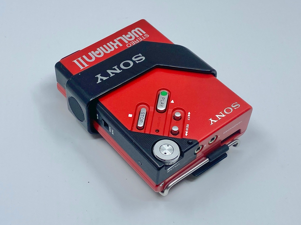 Sony Walkman II Red Cassette Player
