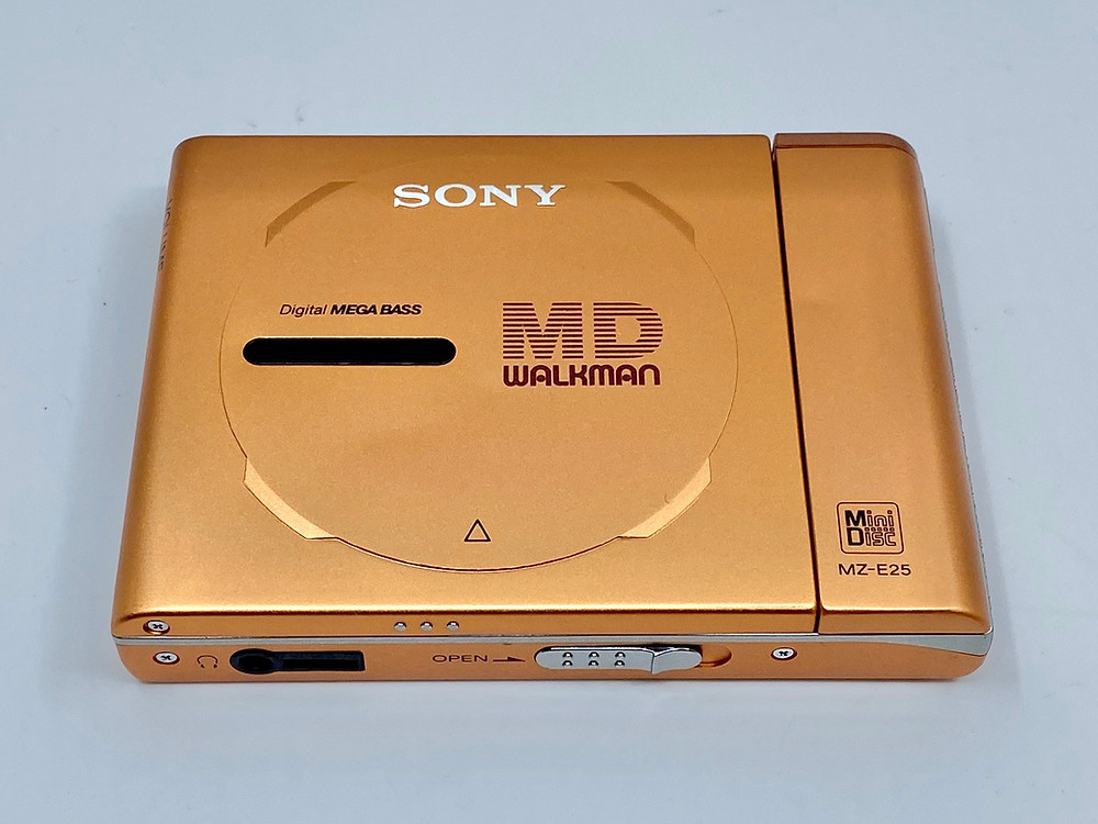 Sony MD Walkman MZ-E3 Gold Portable MiniDisc Player