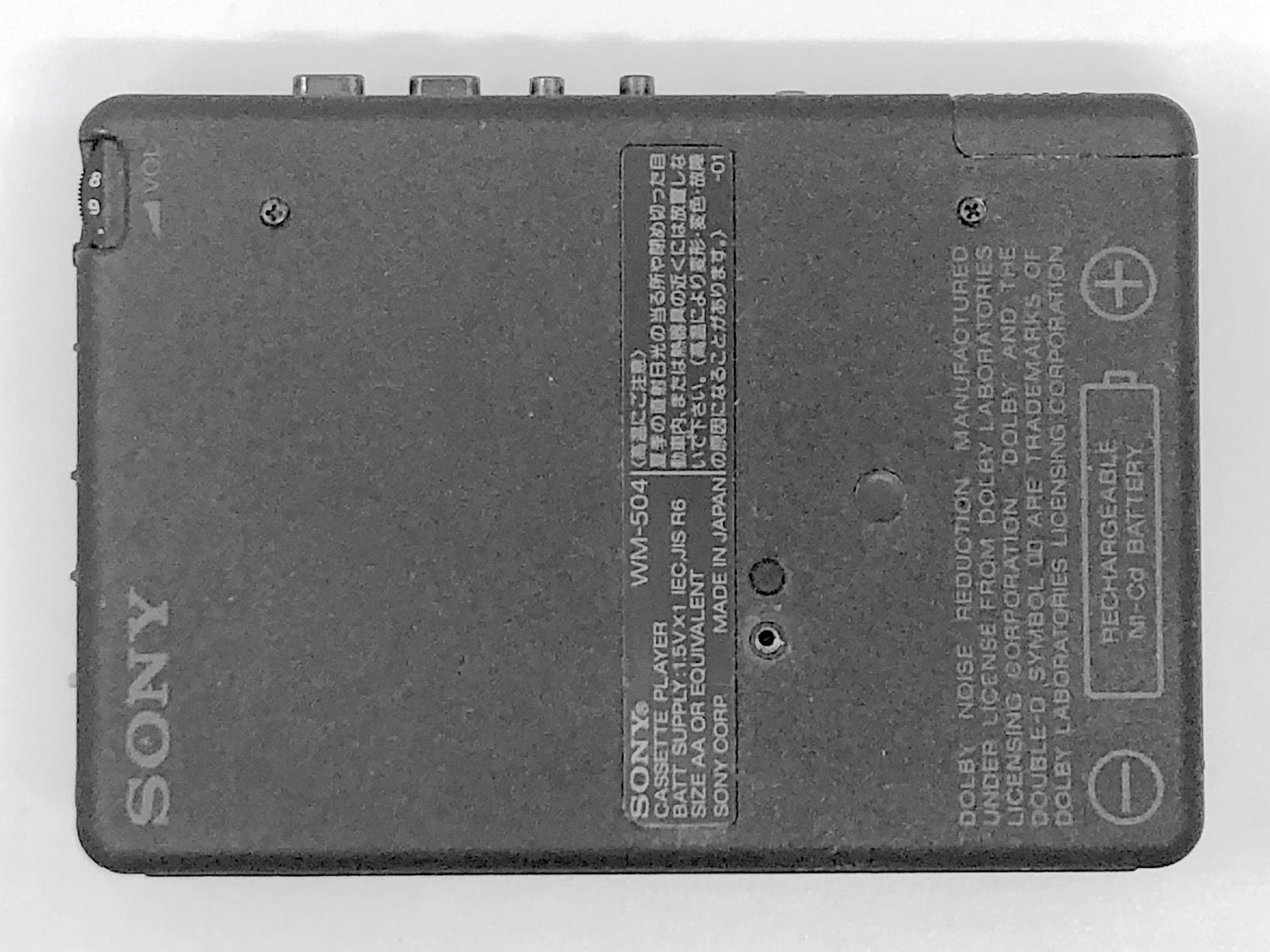 Sony Walkman WM-504 Portable Cassette Player