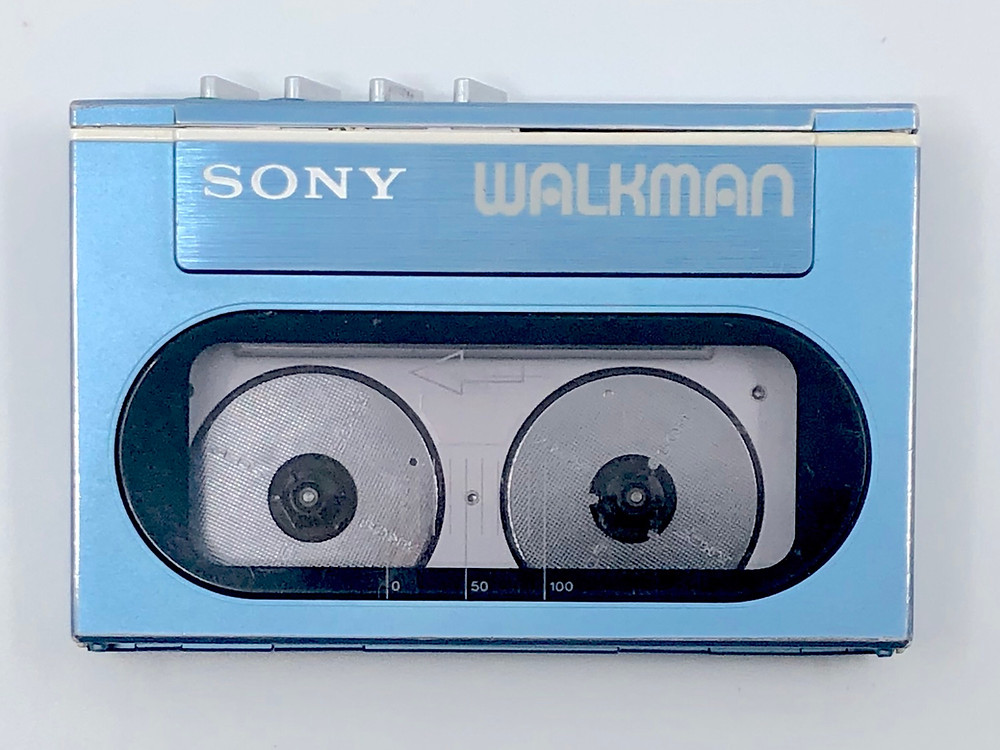 Sony Walkman WM-F20 Blue Portable Cassette Player