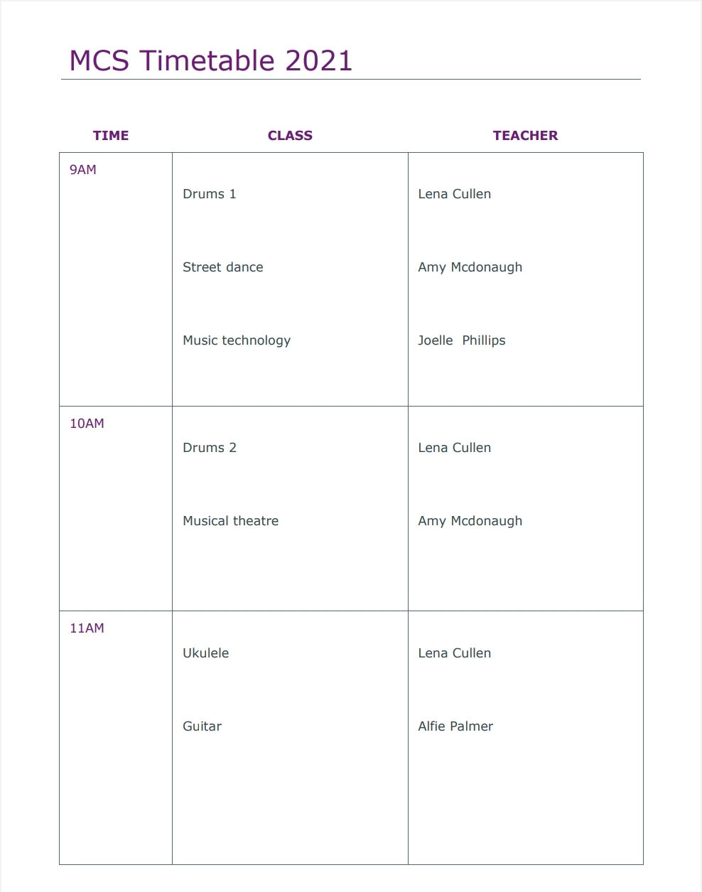 Home | Music City School