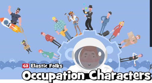 G3 Elastic Folks - Occupation Characters CTA | 3dcourse