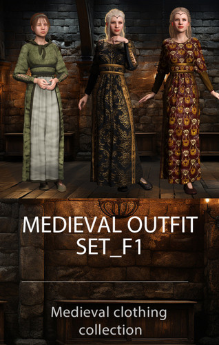 Medieval Outfit Set - iClone 7+ | 3dcourse