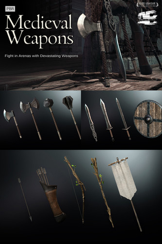 MEDIEVAL WEAPONS - iClone 7-8 | 3dcourse