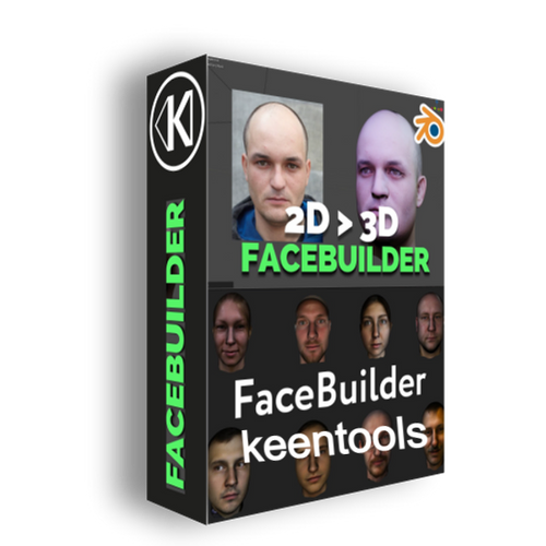 KeenTools 2021.4.0 for FaceBuilder - Blender 2.80+ | 3dcourse