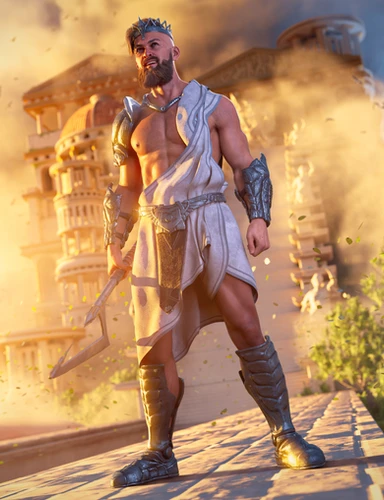 Zeus War Outfit - cc4 iclone8 | 3dcourse