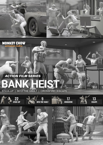 Studio Mocap-Bank Heist - iC v8.21 | 3dcourse
