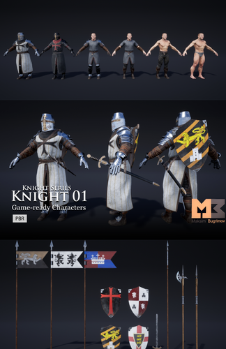 Knight - CC v3.40 , iClone v7.90 or above | 3dcourse