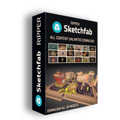 Sketchfab Super Hack v0.9 - All 3d model unlimited download | 3dcourse