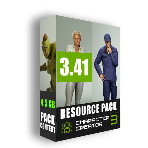 Character Creator 3.41 - Resource Pack | 3dcourse