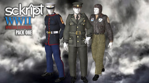 Skript WW2 Uniforms Bundle | 3dcourse