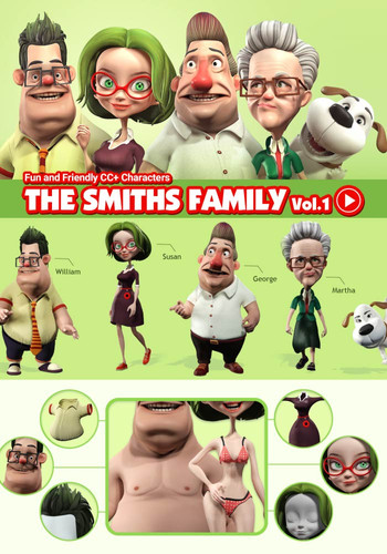 The Smiths Family vol 1 for CC v4.3+ | 3dcourse