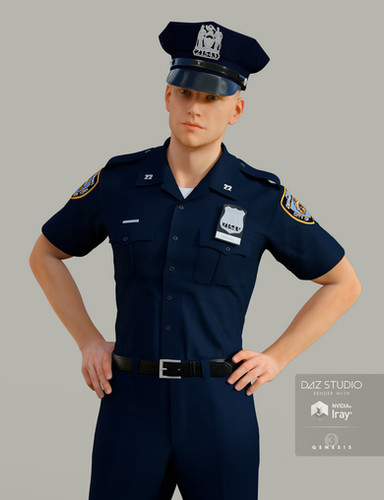 H&C Police Uniform | 3dcourse