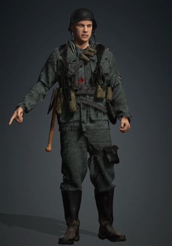 WWII German Soldier CC4, iClone 8 - High Quality | 3dcourse
