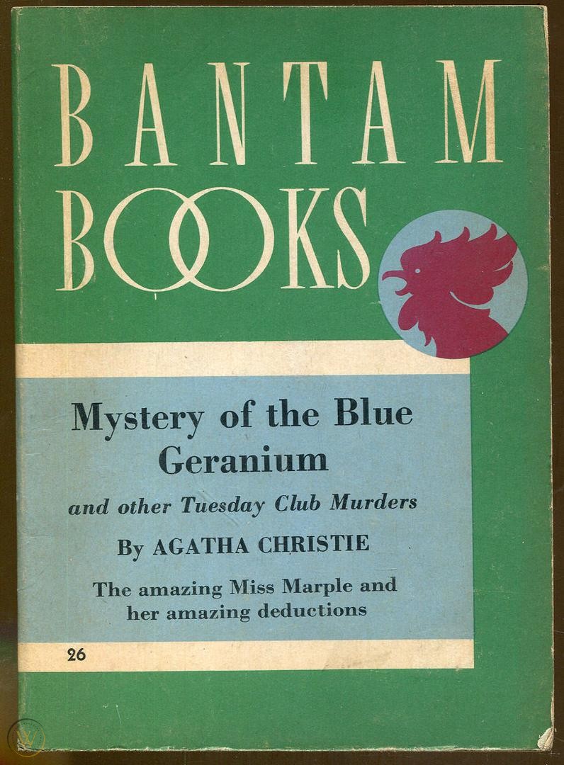 "LA Bantam": Miss Marple & The Blue Geranium