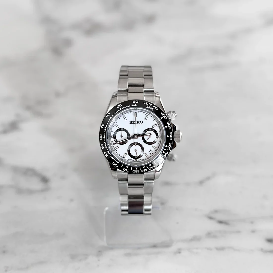 Seiko Mod Panda Chronograph | DPR Watch