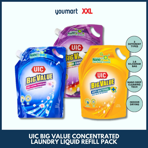 UIC Big Value Concentrated Laundry Liquid Refill Pack | YouMart