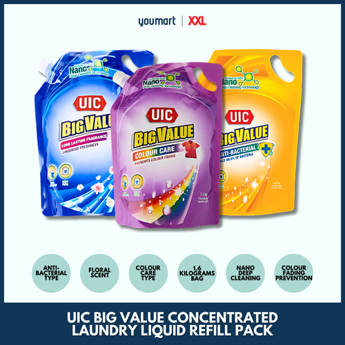 UIC Big Value Concentrated Laundry Liquid Refill Pack | YouMart